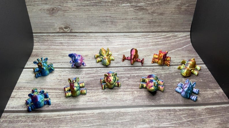 3D Printed Hatchling - Christmas Holiday Pack - Fidgets - Articulated ...