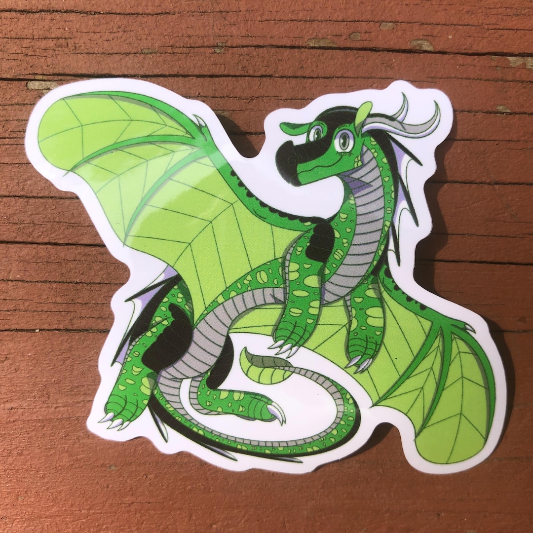 Aromantic Leafwing Sticker - Wings of Fire - Etsy