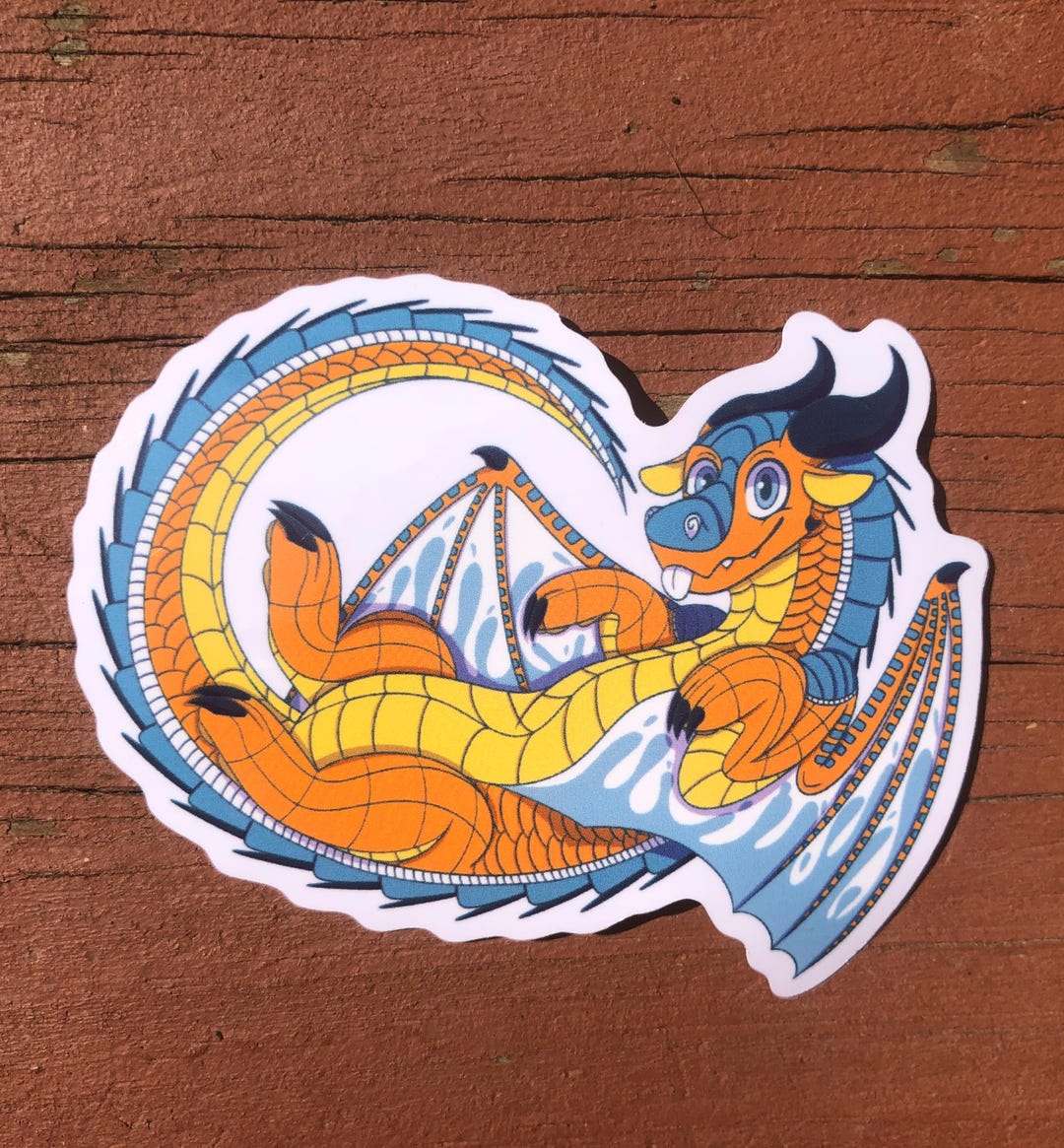 Aroace Mudwing Sticker - Wings of Fire - Etsy