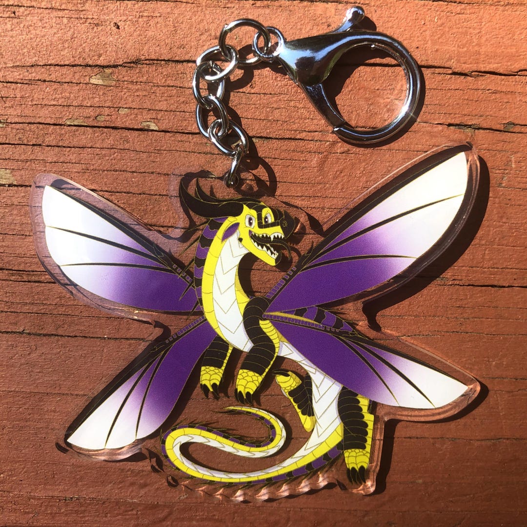 Non Binary Hivewing Keychain - Wings of Fire - Etsy