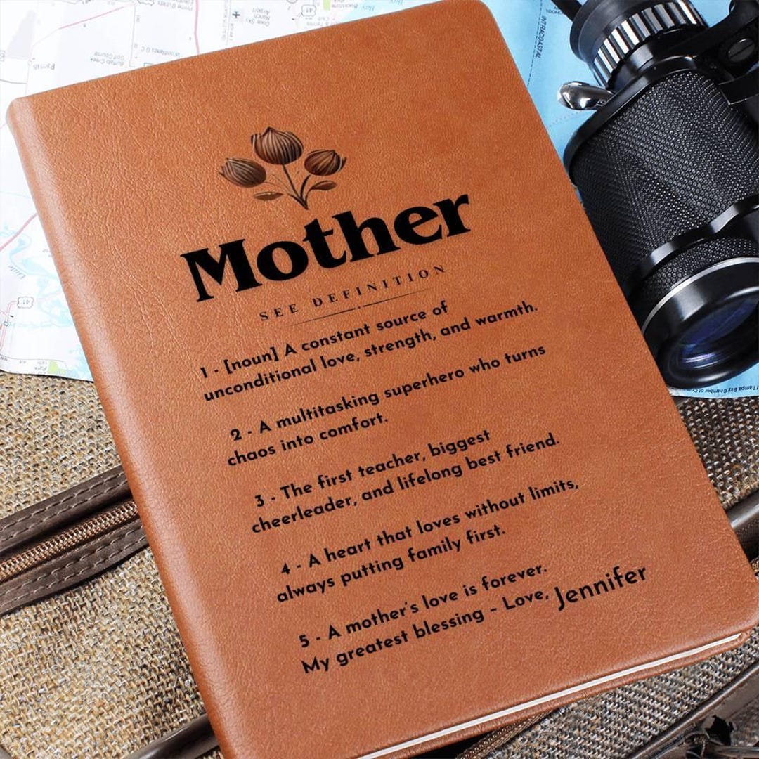 Definition of a Mother Journal – Sentimental Mom Gift – Mother’s Day ...