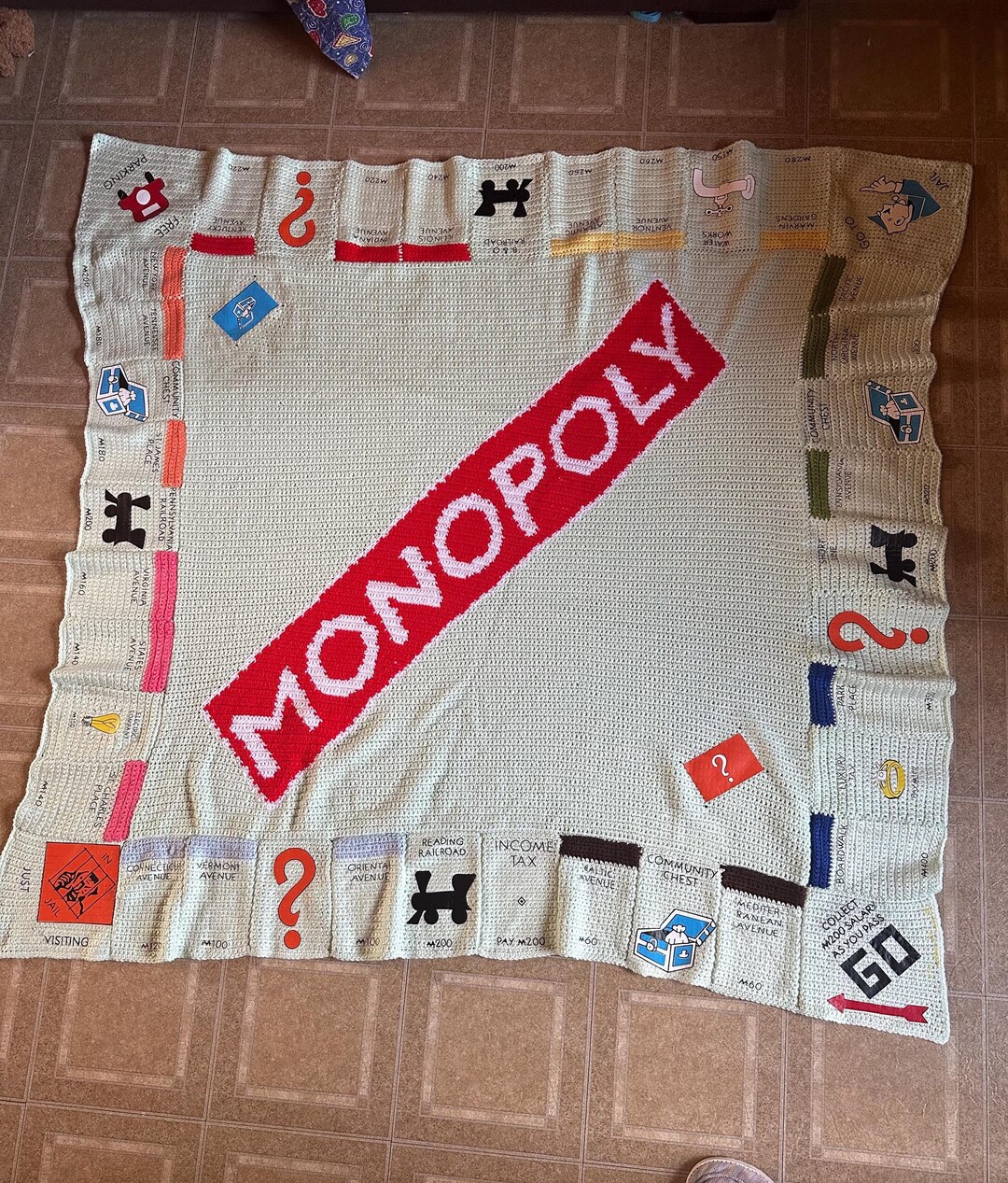 Crochet Monopoly Game Pattern - Etsy