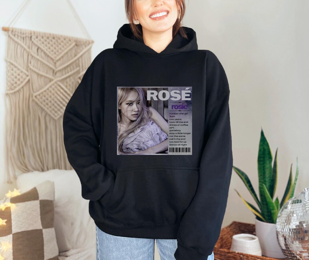 Singer Rose Graphic Unisex Hooded Sweatshirt. Rose Pop Singer Hoodies ...