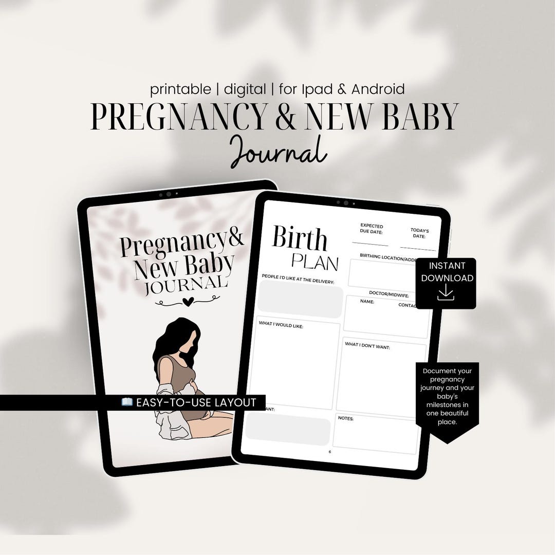 Pregnancy Journal, Expectant Mother Gift Pregnancy Planner Pregnancy ...