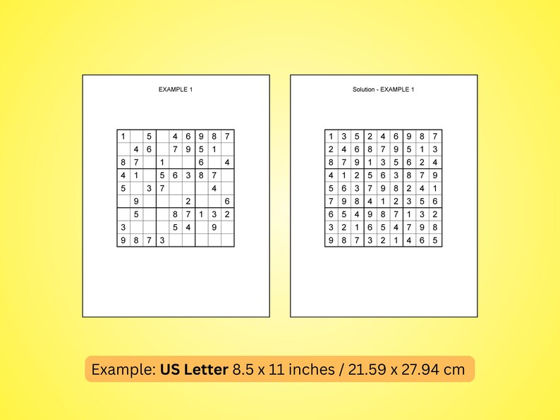VOLUME 1: 100 EASY Sudoku With Solutions Large Print One Sudoku per ...