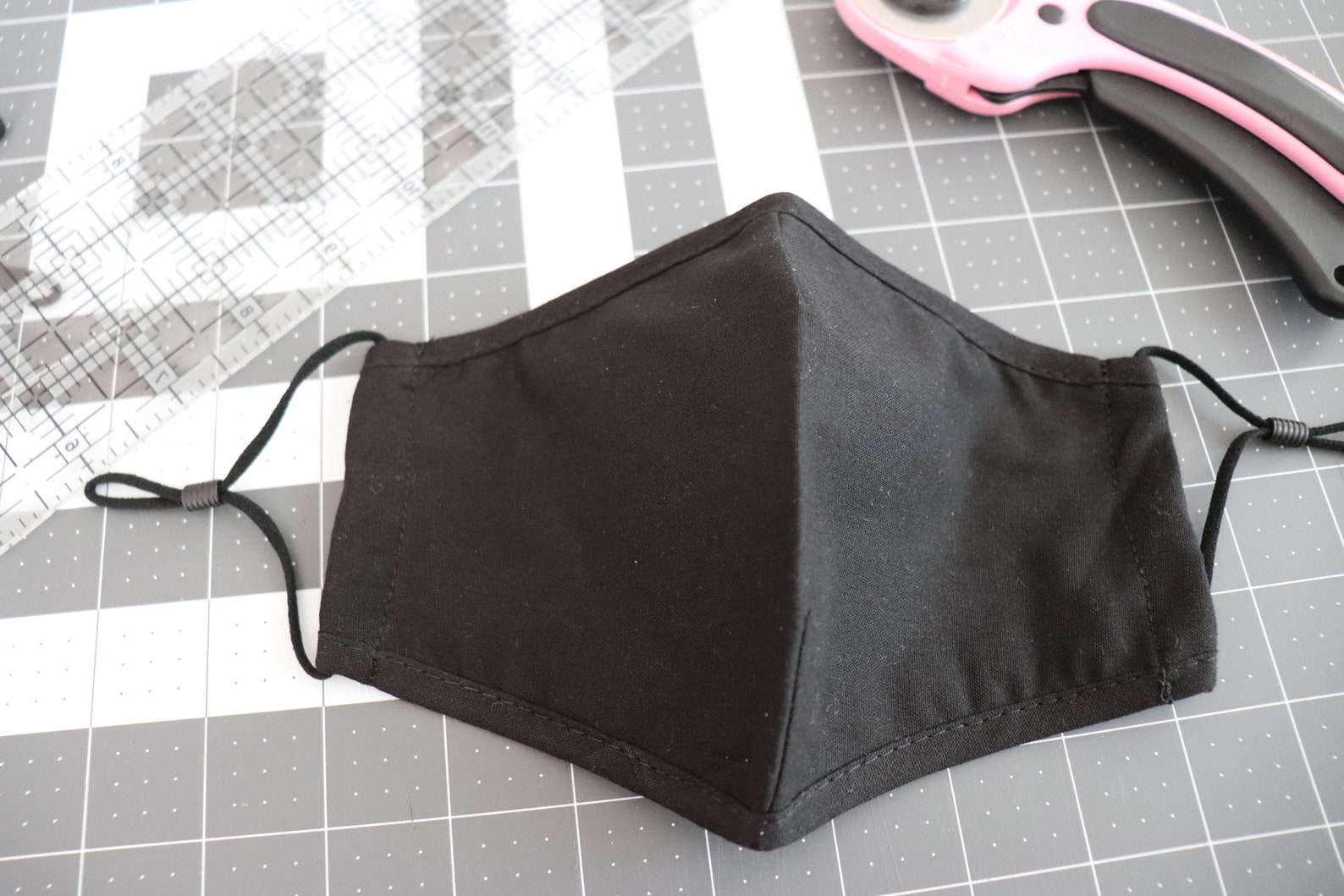 Adult Face Mask With Filter Pocket 100% Cotton Washable - Etsy