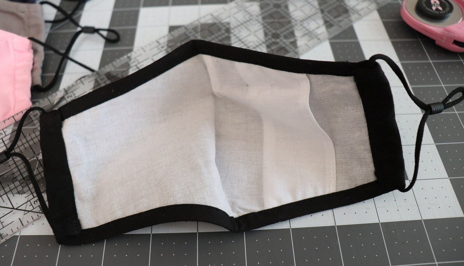 Adult Face Mask With Filter Pocket 100% Cotton Washable - Etsy