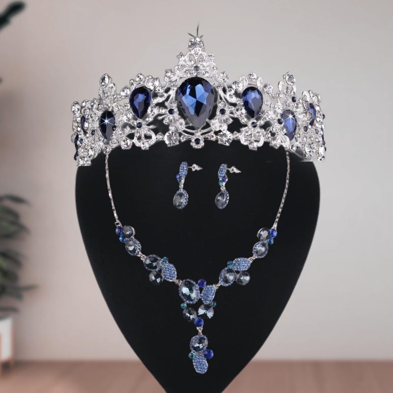 Blue Tiara - Etsy