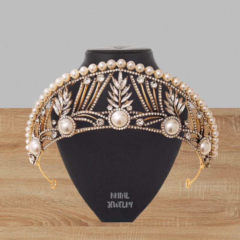 Pearl Crown - Etsy