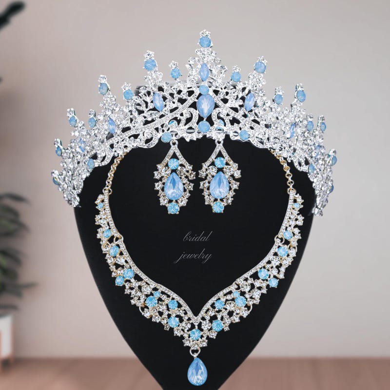 Blue Tiara - Etsy