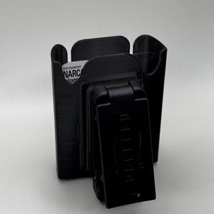 Tactical Narcan Nasal Spray Holder With Belt Clip: Durable Polymer ...