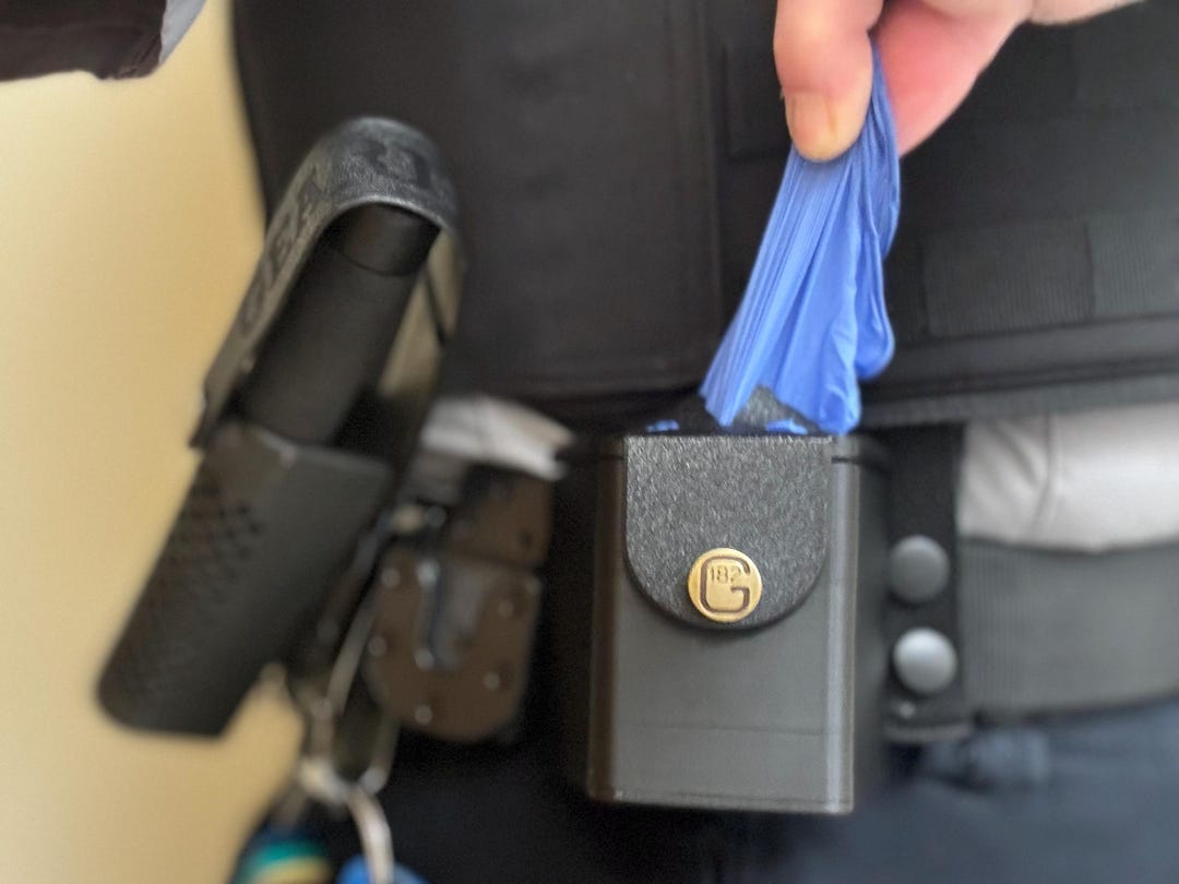 Extra Large Medical Glove Pouch: Rapid Access TPU Duty Belt Holder - Etsy