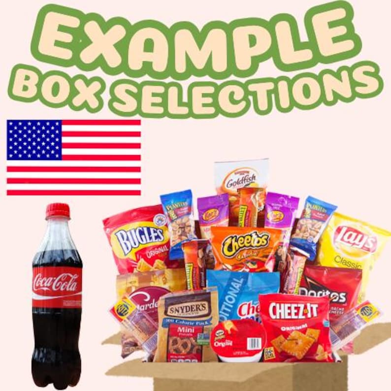 International Snack Box – Full Size Snacks & Drink, Global Flavors - Etsy