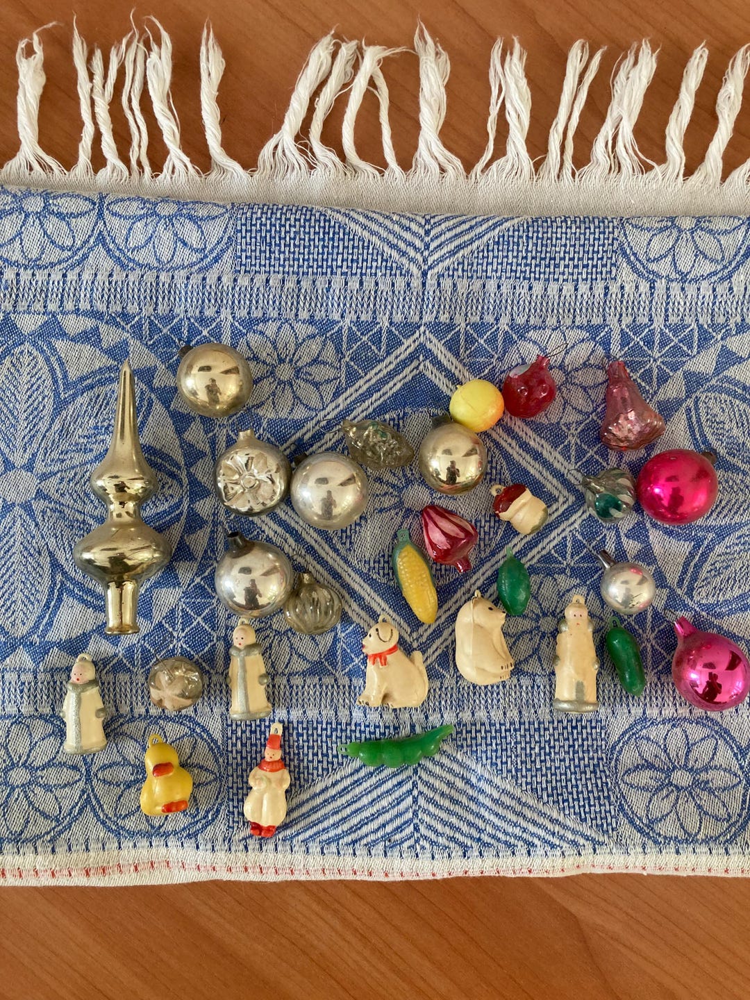 Christmas Tree Toys USSR Miniature New Year's Decorations Miniature ...