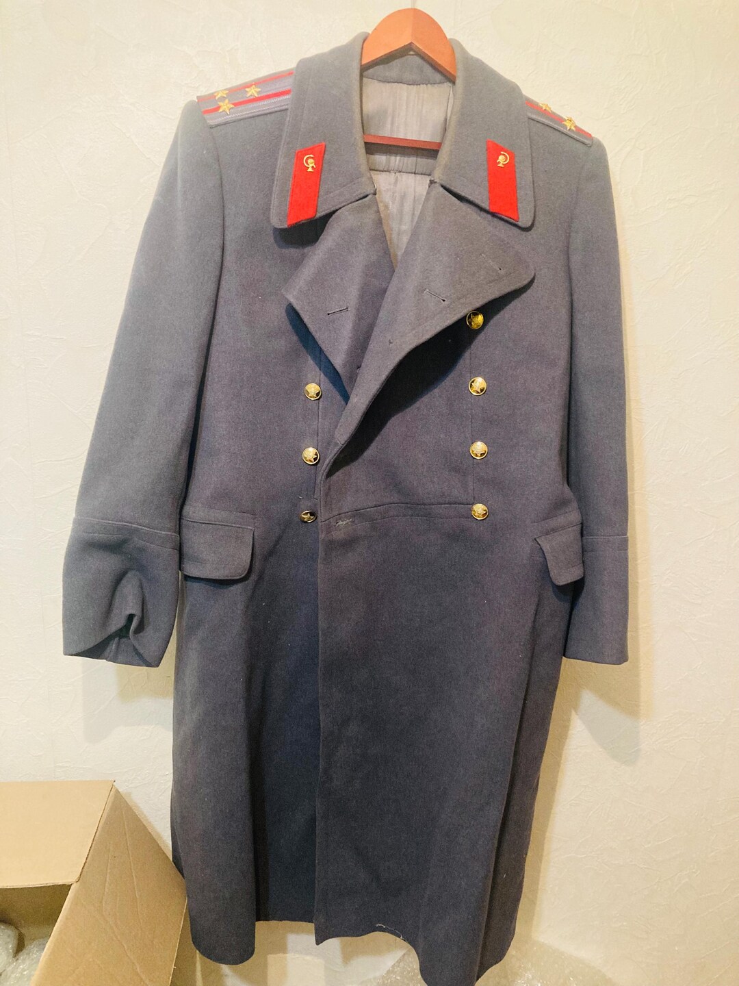 Officer Medic Colonel USSR Vintage Military Officer's Uniform Wool Coat ...