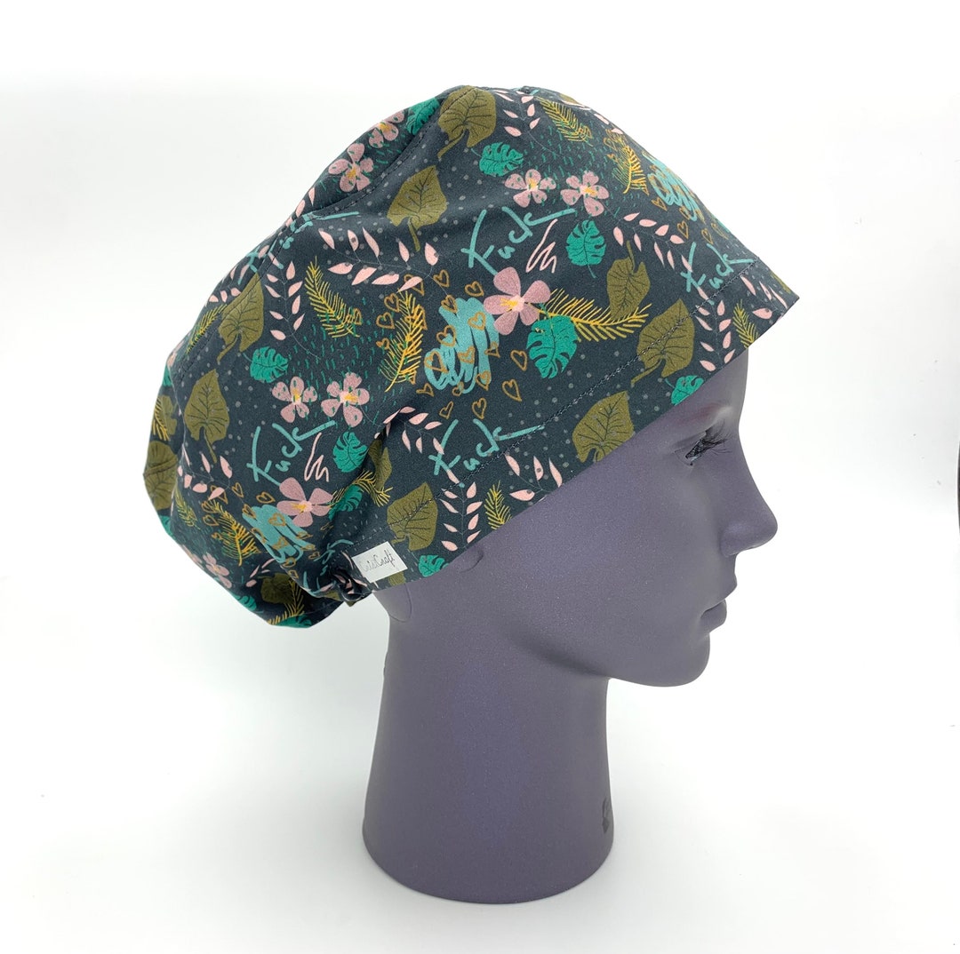 Foliage Swear Euro Style Scrub Cap, Surgery Hat, Medical Surgical Hair ...