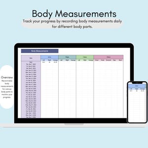 Weight Loss Tracker Spreadsheet for Google Sheets: Daily, Weekly Weigh ...