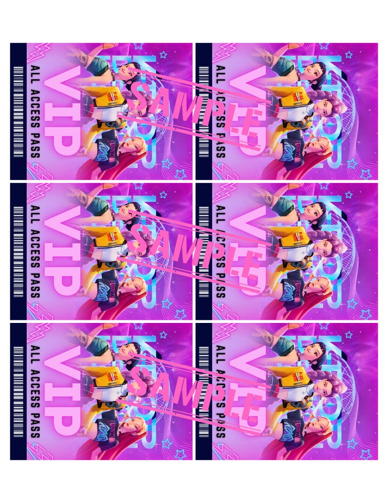 Kpop VIP All Access Pass / Digital Download / Name Badge - Etsy