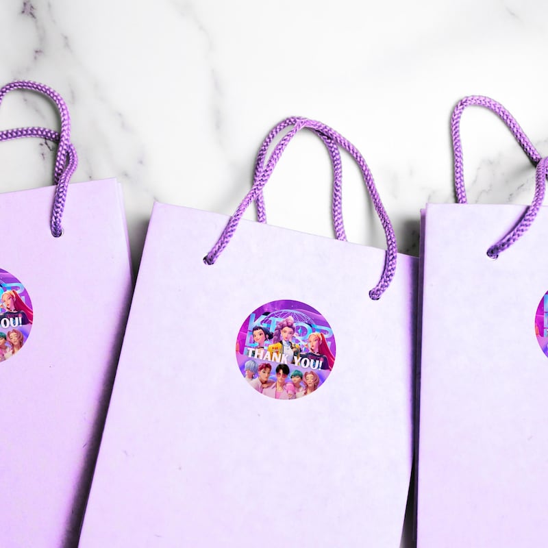 Kpop Round Stickers - Etsy UK