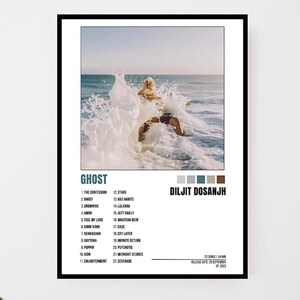 Ghost Diljit Dosanjh Album Cover Poster - Etsy
