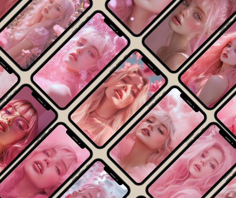 36 Pink-themed Girl Stock Photos for Bloggers&creators,feminine Pink ...