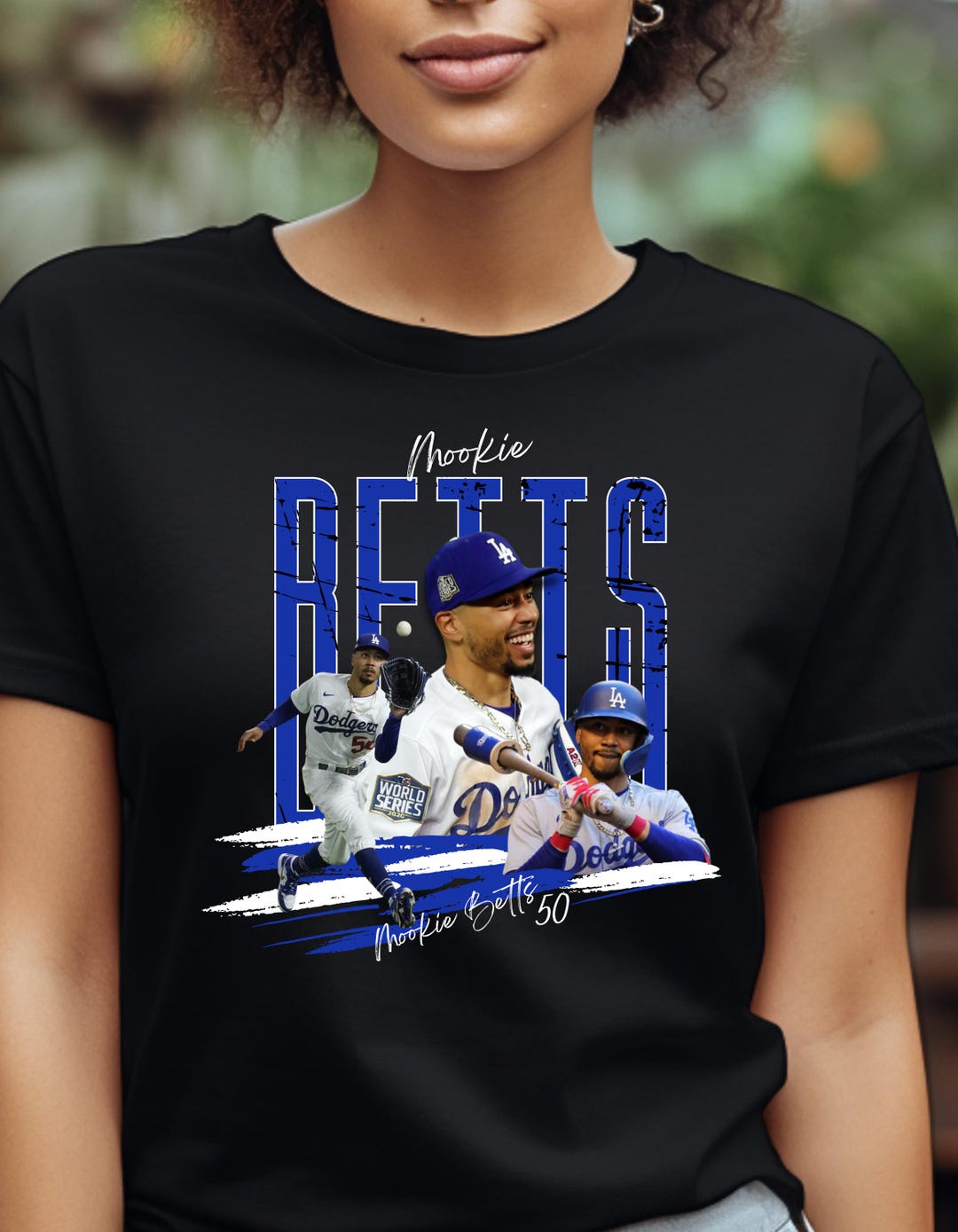 Mookie Betts Los Angeles Dodgers Graphic Baseball Tee Baseball Lover ...