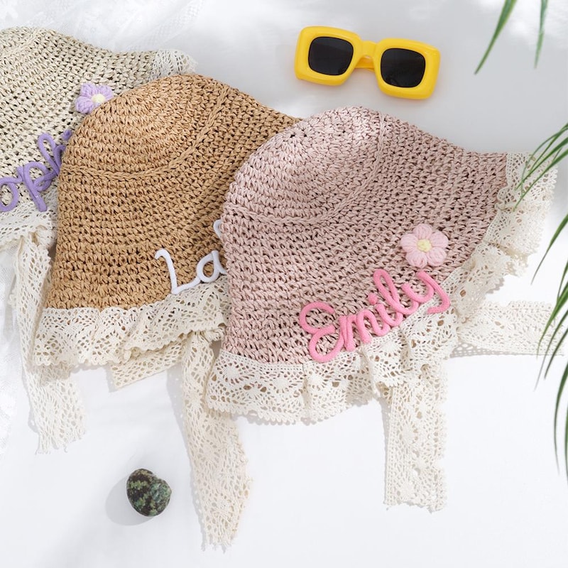 Girls Straw Hat - Etsy