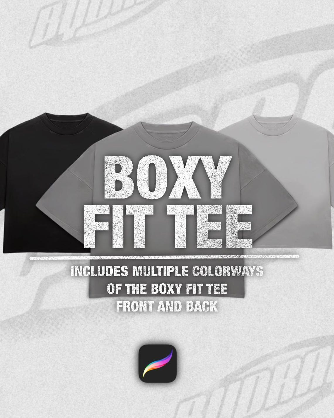 BOXY TEE MOCKUP - Etsy