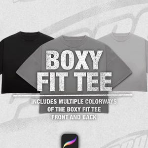 BOXY TEE MOCKUP - Etsy