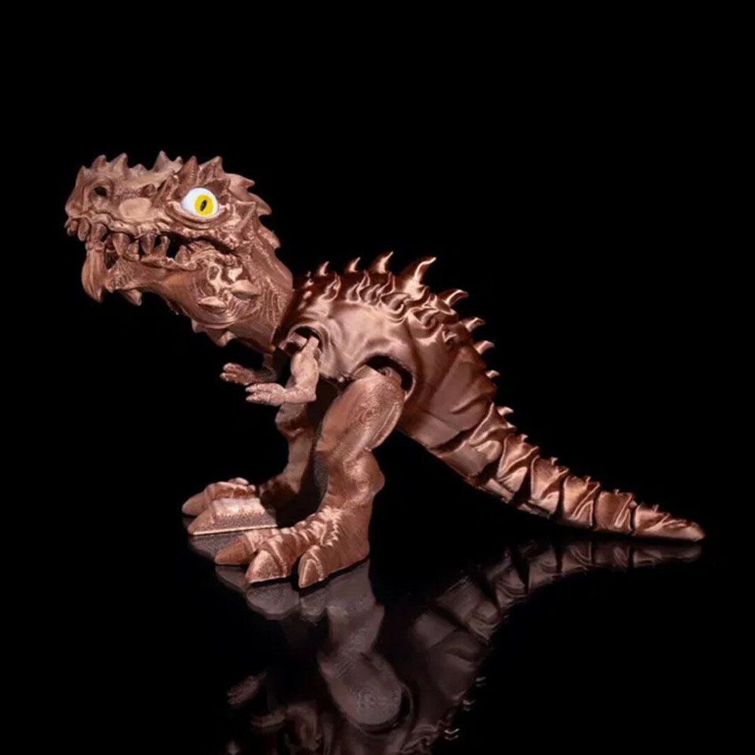 Extreme T-rex Articulated 3D Printed Figure Collectible Toys Desktop ...