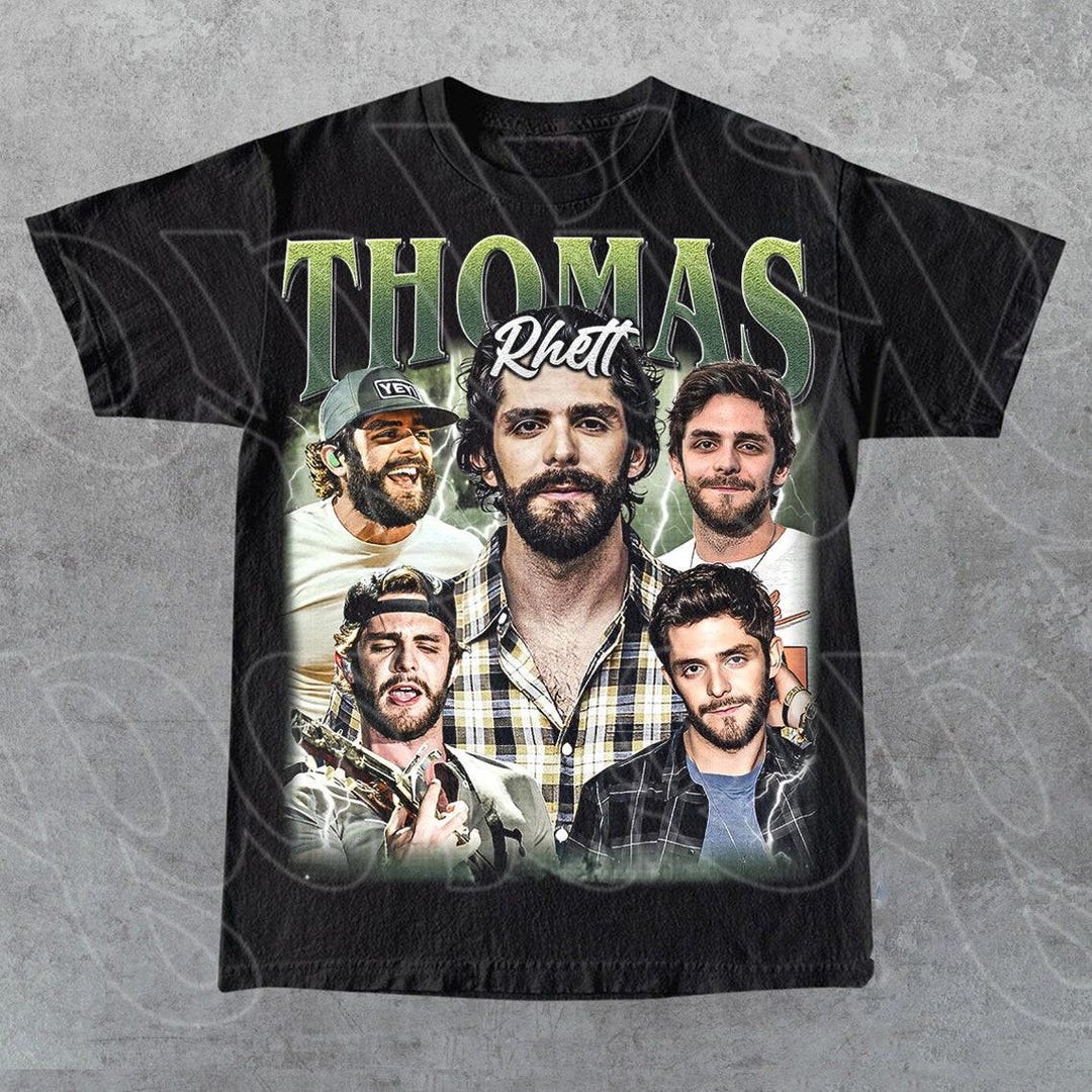 Limited Thomas Rett Vintage T-shirt, Thomas Rhett Shirt, Thomas Rhett ...