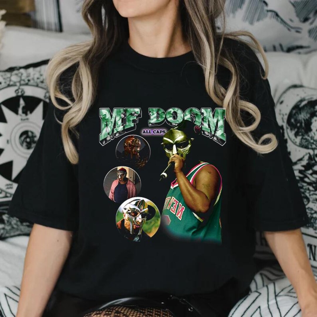 MF Doom All Caps Shirt, Vintage Mf Doom T-shirt, Mf Doom Tee, Mf Doom Graphic Shirt, Mf Doom, Mf ...