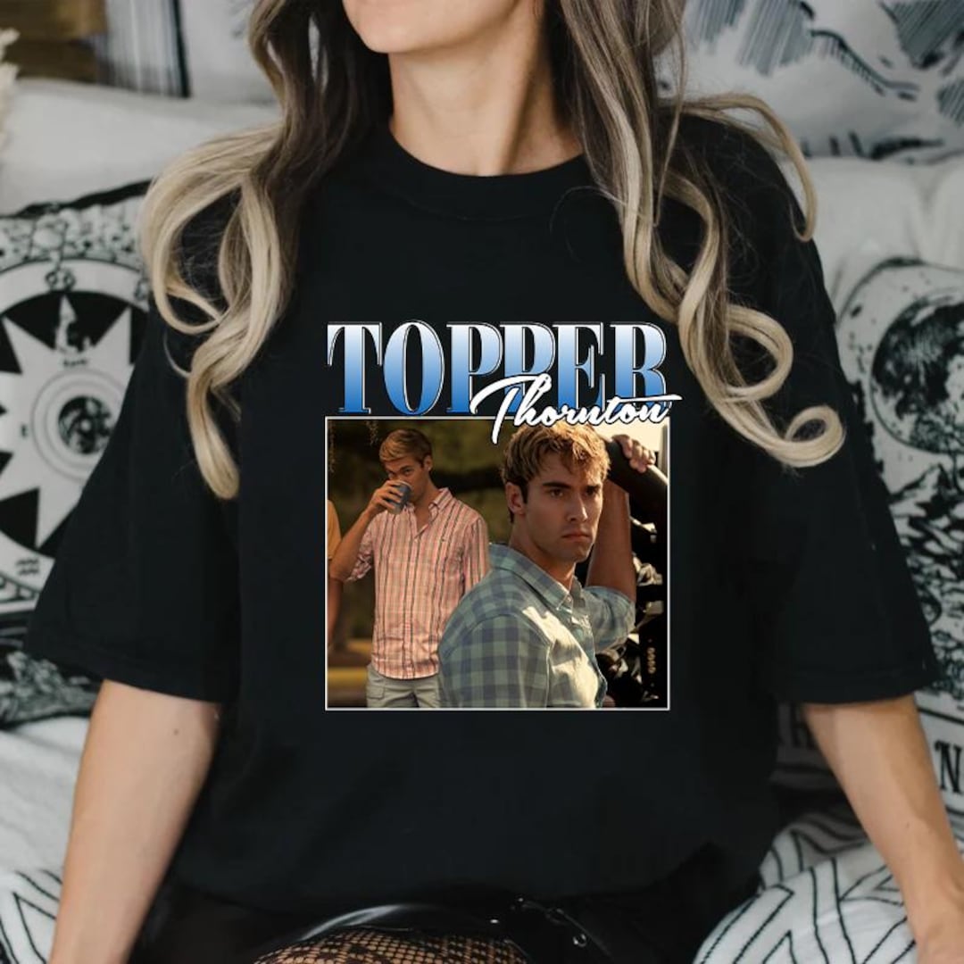 Topper Thornton Shirt, Outer Banks Graphic T-shirt, Vintage Fan Merch ...