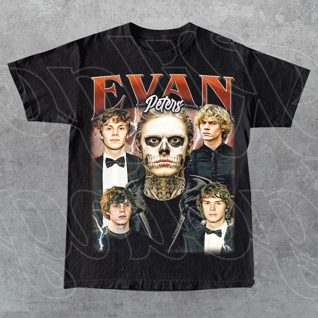 Evan Peters Shirt, Evan Peters Vintage Tshirt, Evan Peters Gift ...