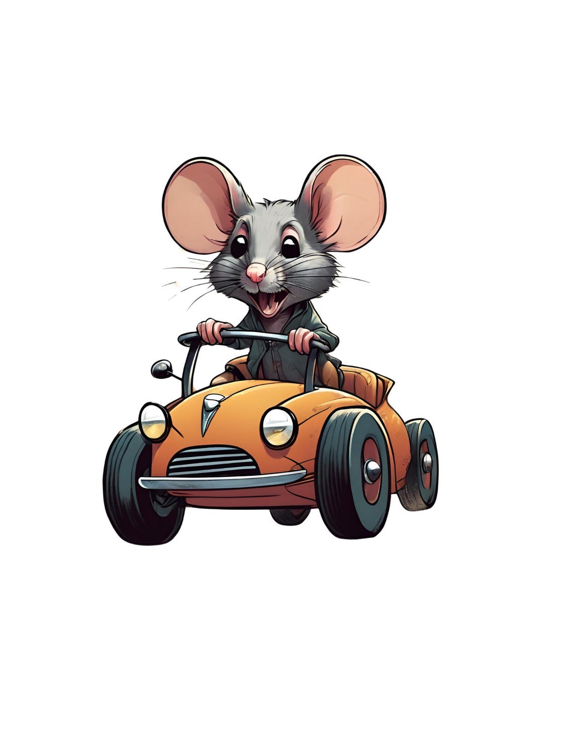 Mouse Driving a Car 5 Boho Mouse Clipart Mickey Mouse Png Mouse Png ...