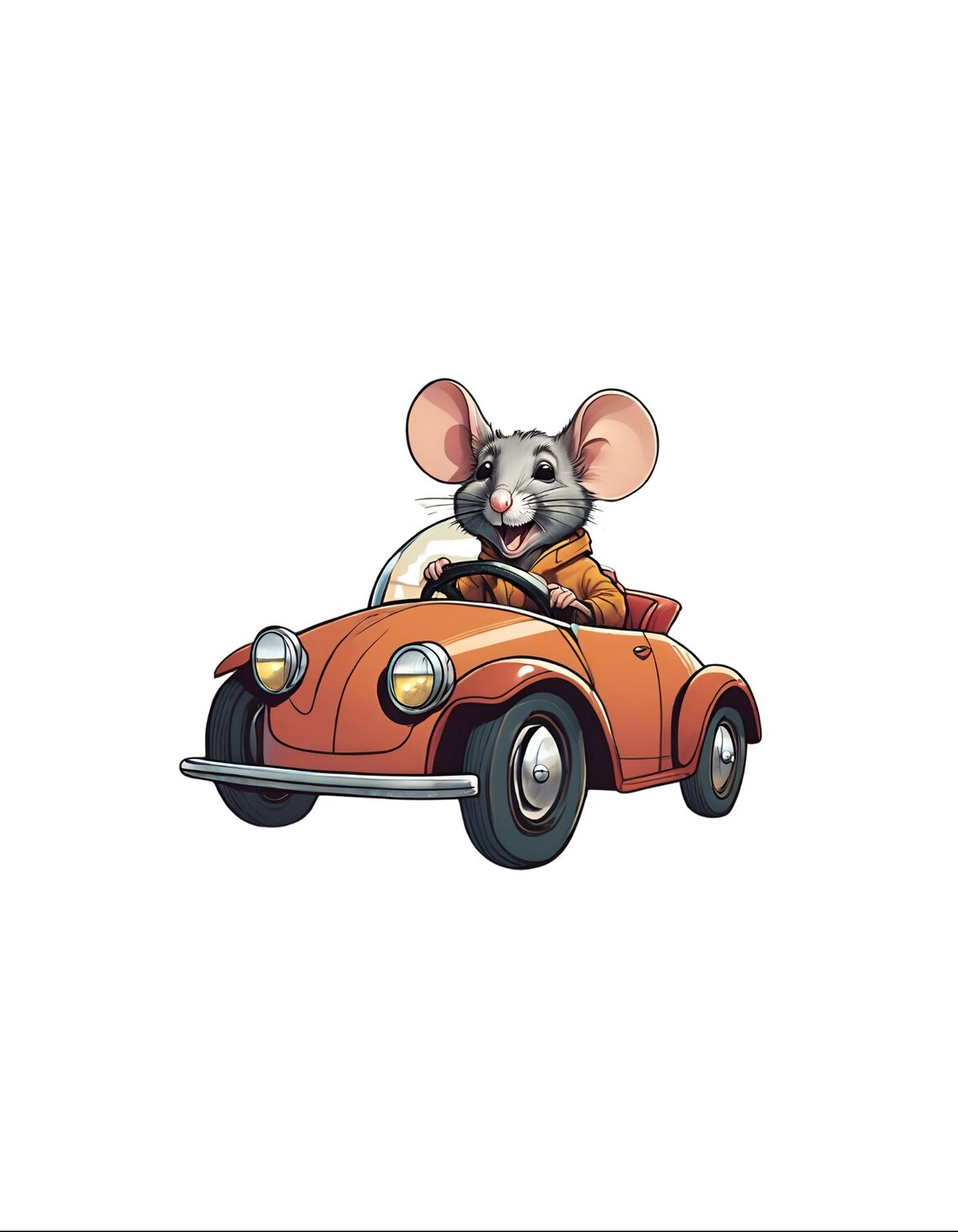 Mouse Driving a Car 5 Boho Mouse Clipart Mickey Mouse Png Mouse Png ...