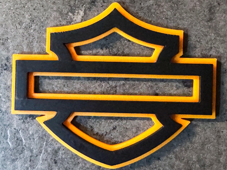 Harley CVO Custom Color Fuel Logo 3D Printed - Etsy