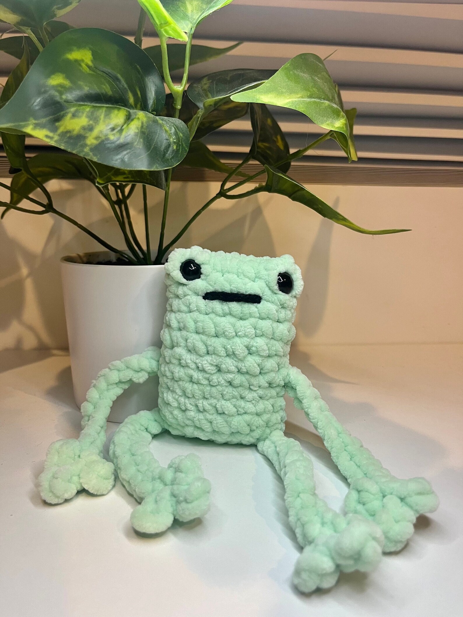 Friendly Frog Crochet Plushie - Etsy