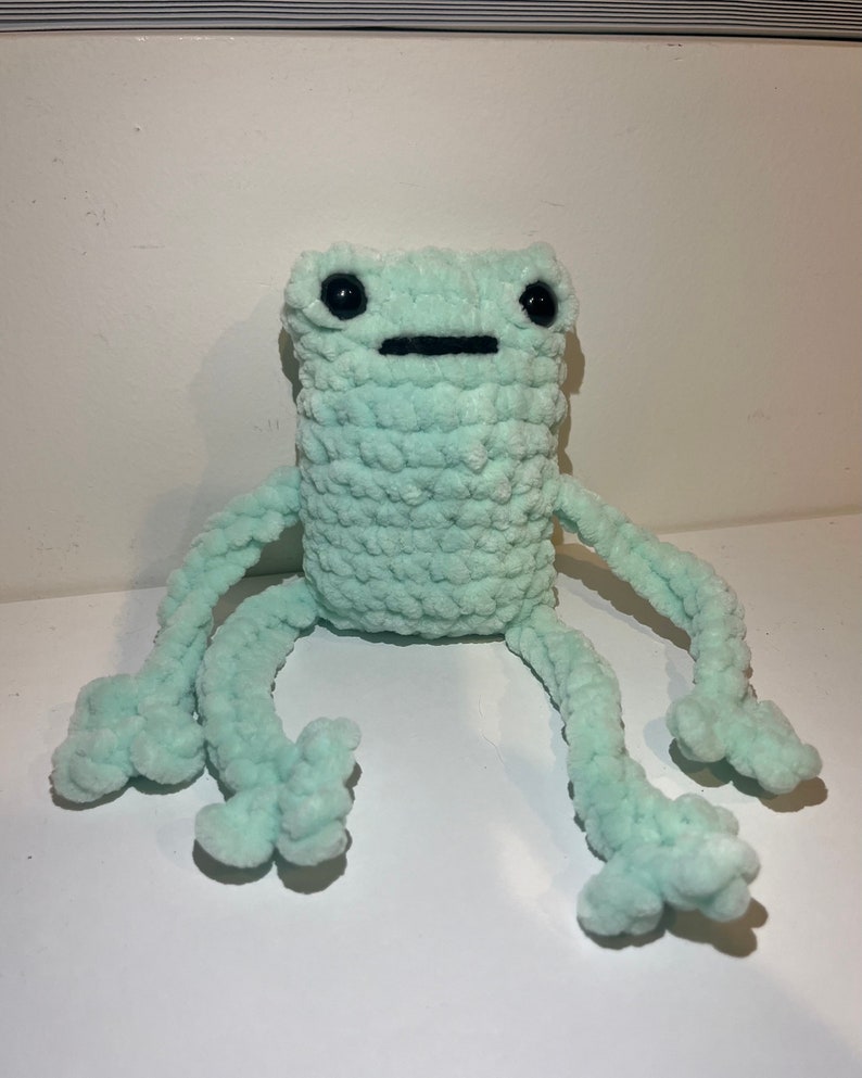 Friendly Frog Crochet Plushie - Etsy
