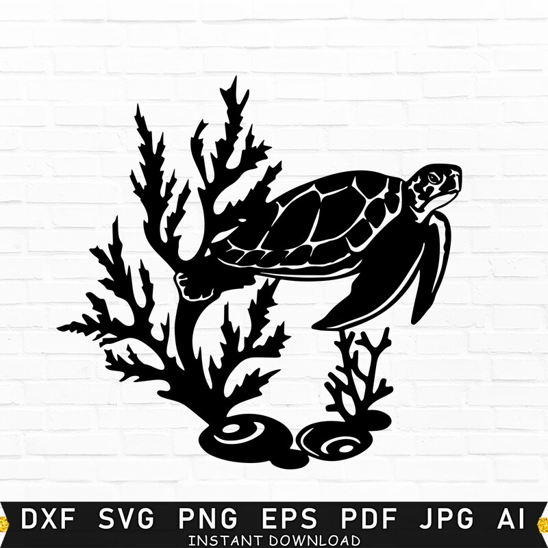 Sea Turtle Dxf - Etsy
