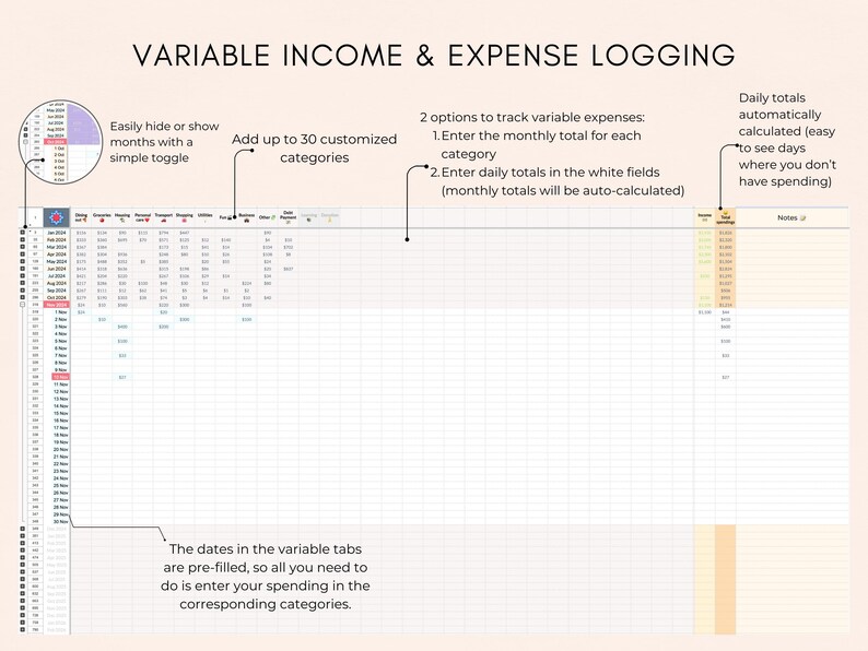 Personal and Family Budget Tracker Track Income, Expenses ...