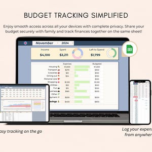 Personal and Family Budget Tracker Track Income, Expenses ...