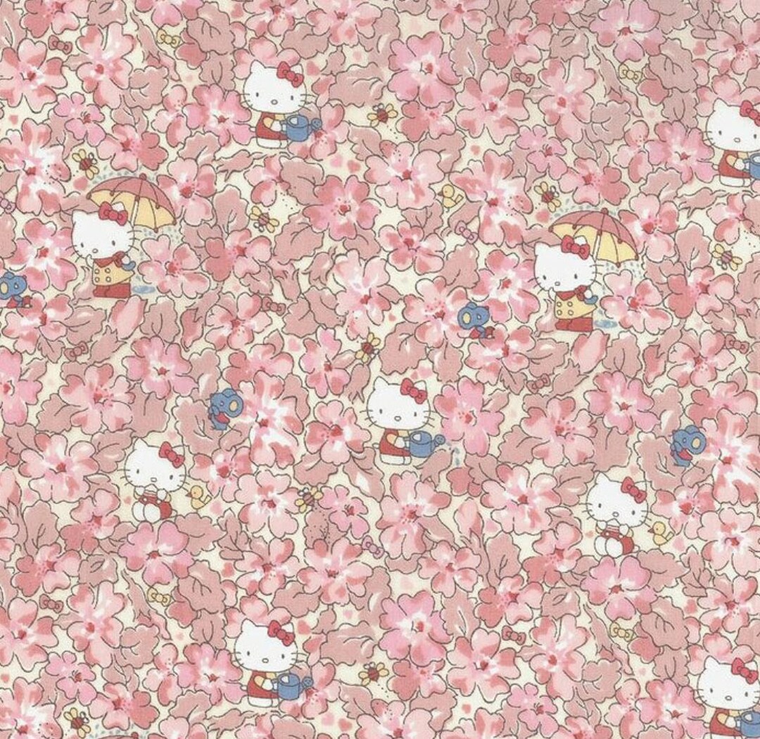 Liberty X Hello Kitty 50th Anniversary - Bespoke Primrose Meadow 0P1 ...