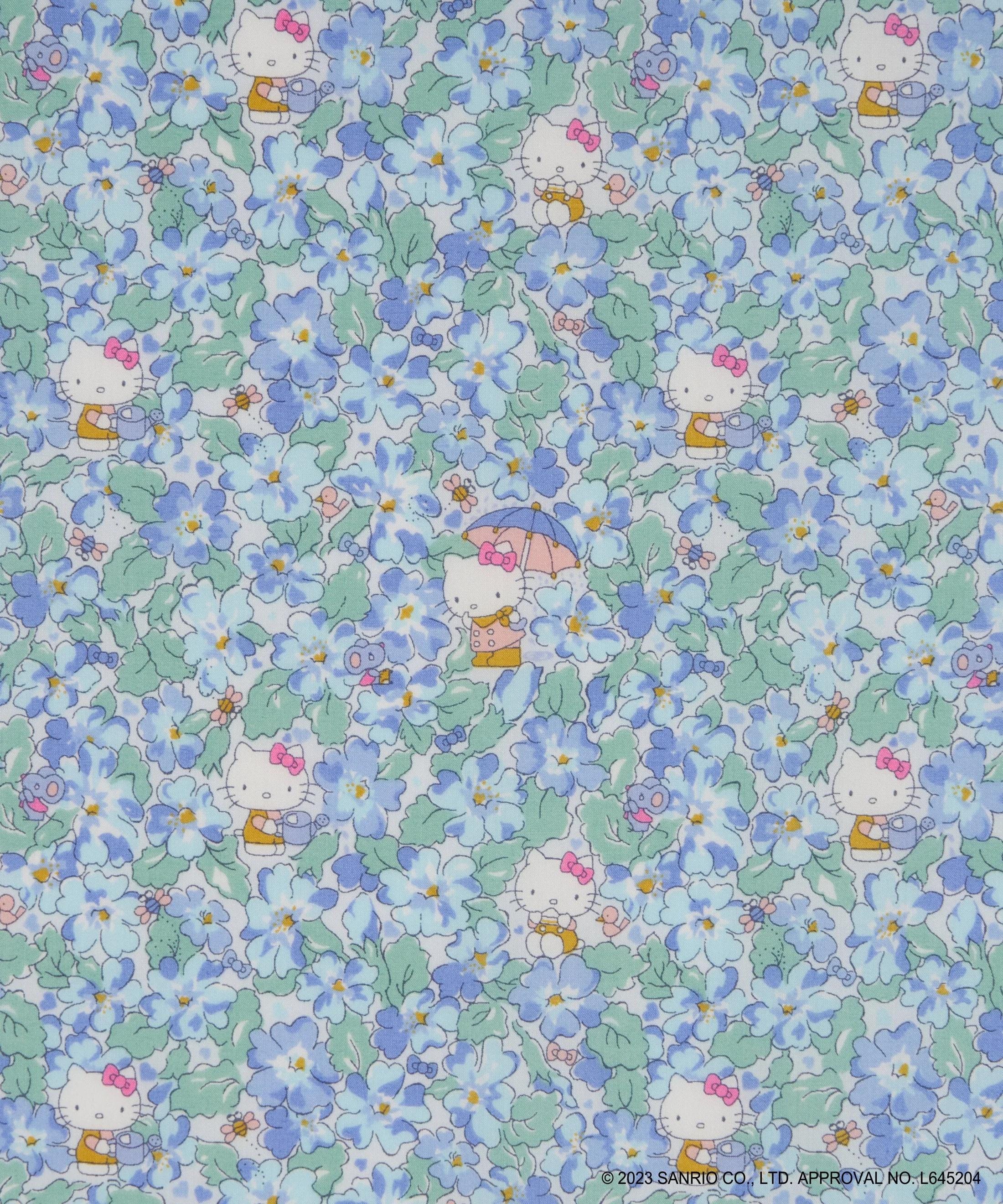 Liberty X Hello Kitty 50th Anniversary - Primrose Meadow - Fat Quarter ...