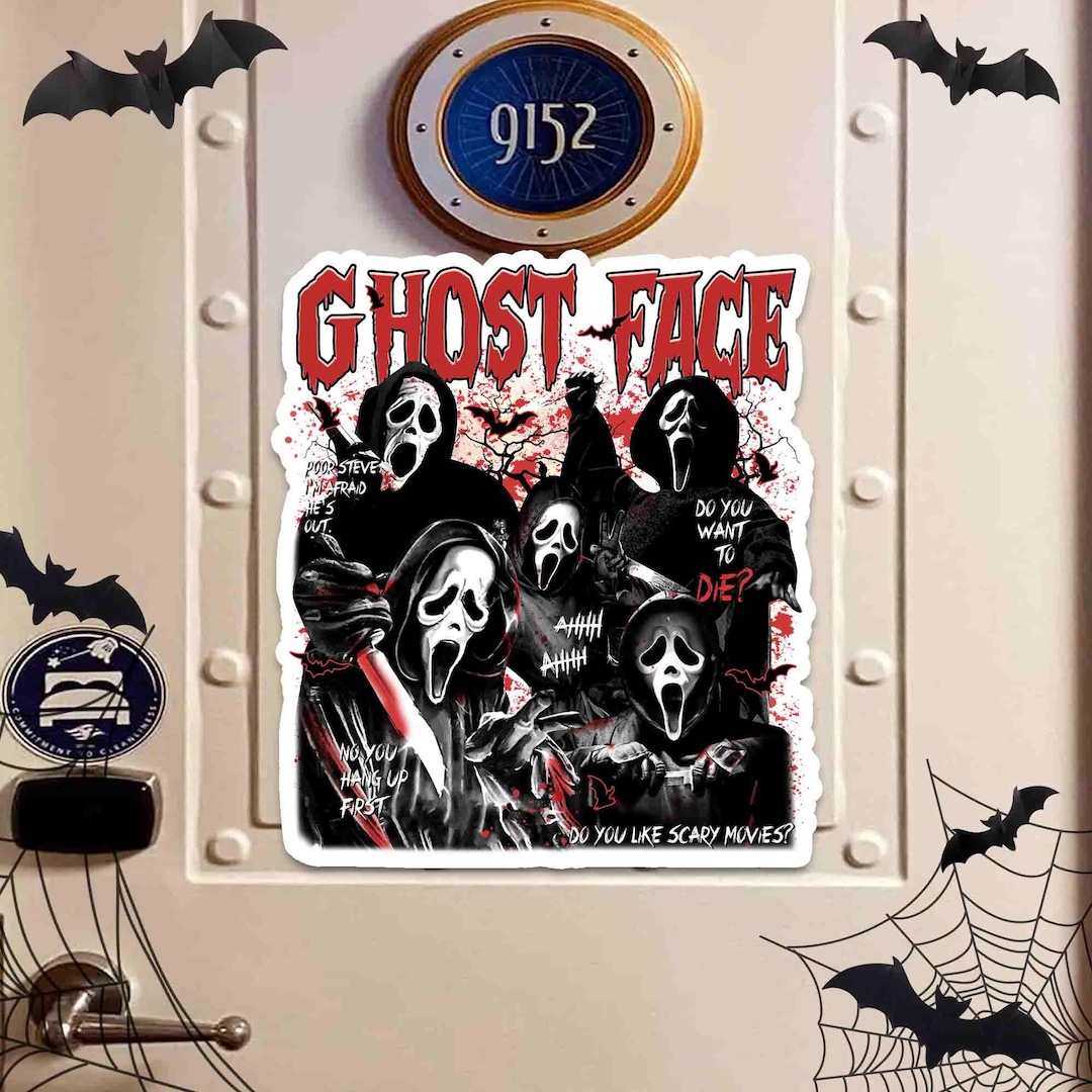 Scream Ghostface Magnet Ghostface Halloween Magnet Horror Halloween ...