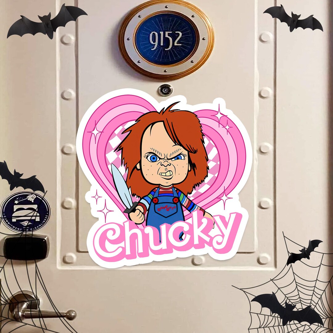 Chucky Magnet Pink Chucky Child's Play Chucky Halloween Magnet Horror ...