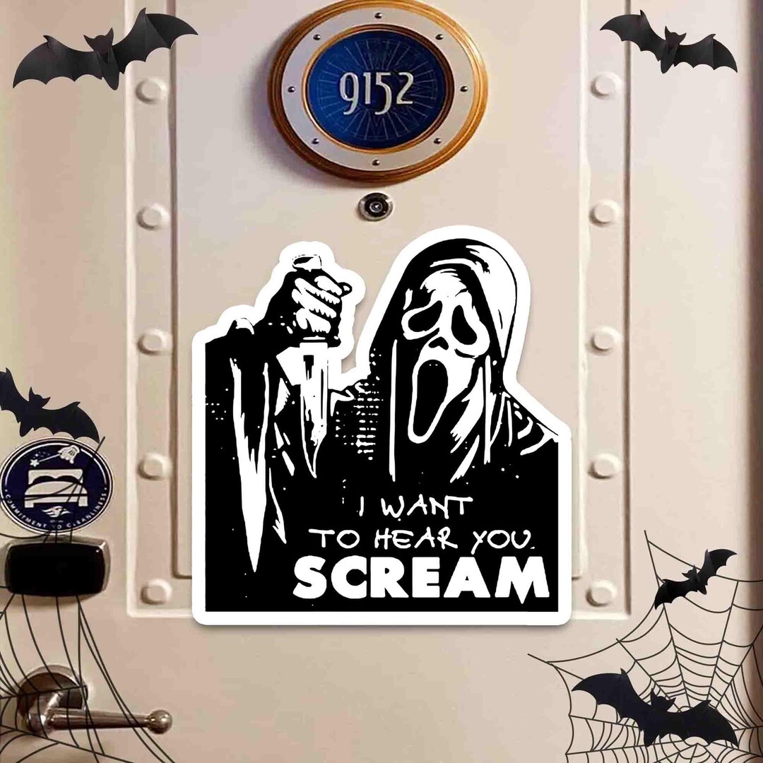 Scream Ghostface Magnet Ghostface Halloween Magnet Horror Halloween ...