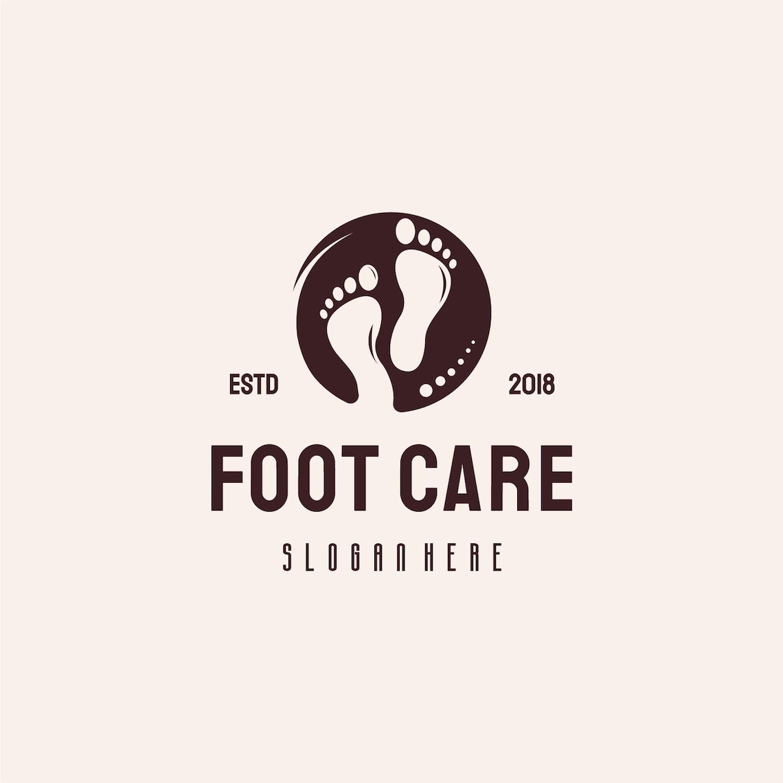 Ready-to-go Logos.elegant Foot Care Branding in Open AI Format & PDF ...