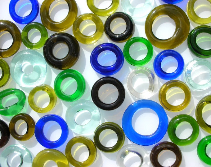 14 Recycled Bottle Rings - Etsy