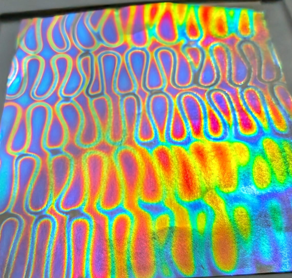 Dichro Slide Paper, Dichroic Glass, Jewelry - Etsy